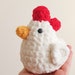 Crochet Stardew Valley Chicken / Chicken Amigurumi / Chicken Plushie ...