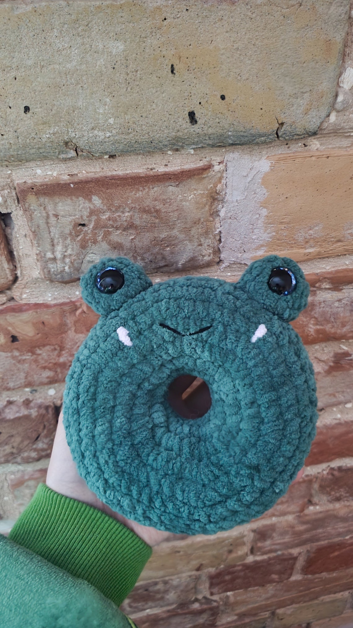 Donut Frog Amigurumi / Crochet Donut Frog / Donut Frog Plushie / Gift ...