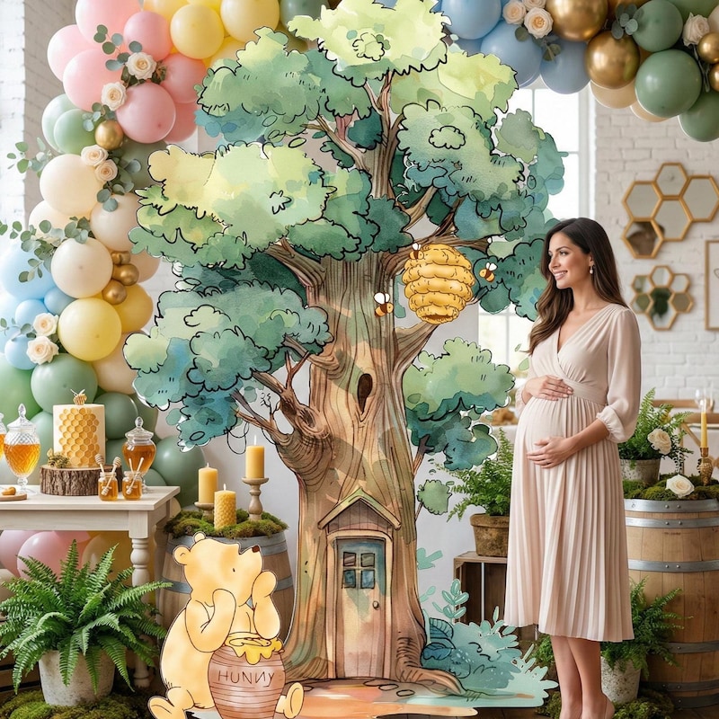 Winnie Pooh Backdrop - Etsy