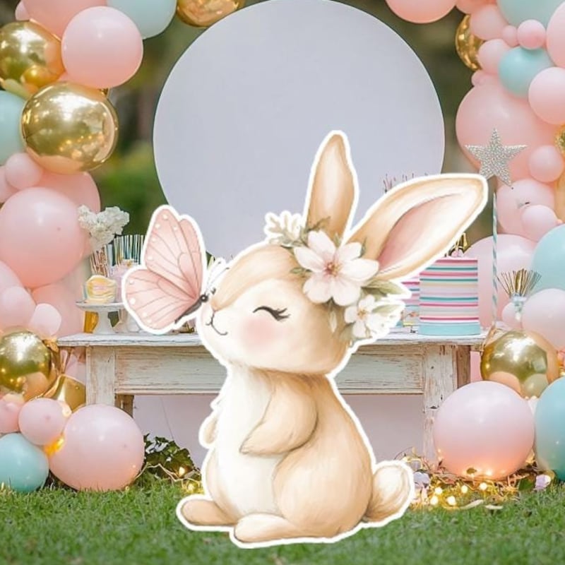 Pink Bunny Out - Etsy