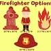 Personalized Firefighter Backdrop Prop, Yard Sign, Firefighter Theme ...