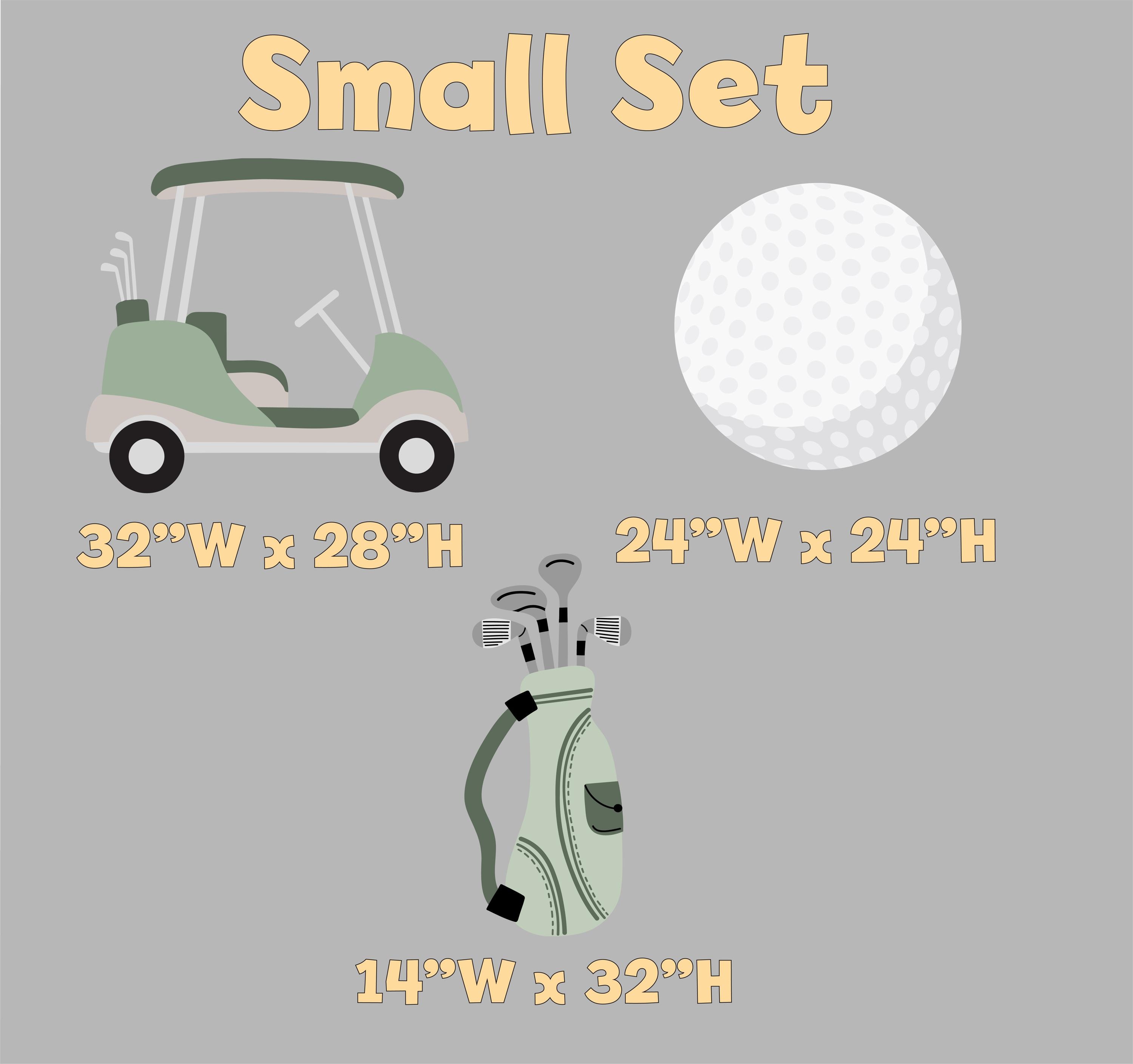 Golf Cutouts, Golf Themed Party Decor, Golf Cart, Girls or Boys Golf ...