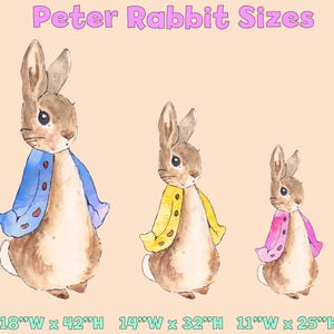 Peter Rabbit Cutout Decoration, Rabbit Baby Shower Decor, Backdrop ...