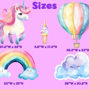 Personalized Unicorn Decor, Yard Sign, Unicorn Theme Party, Cutouts ...