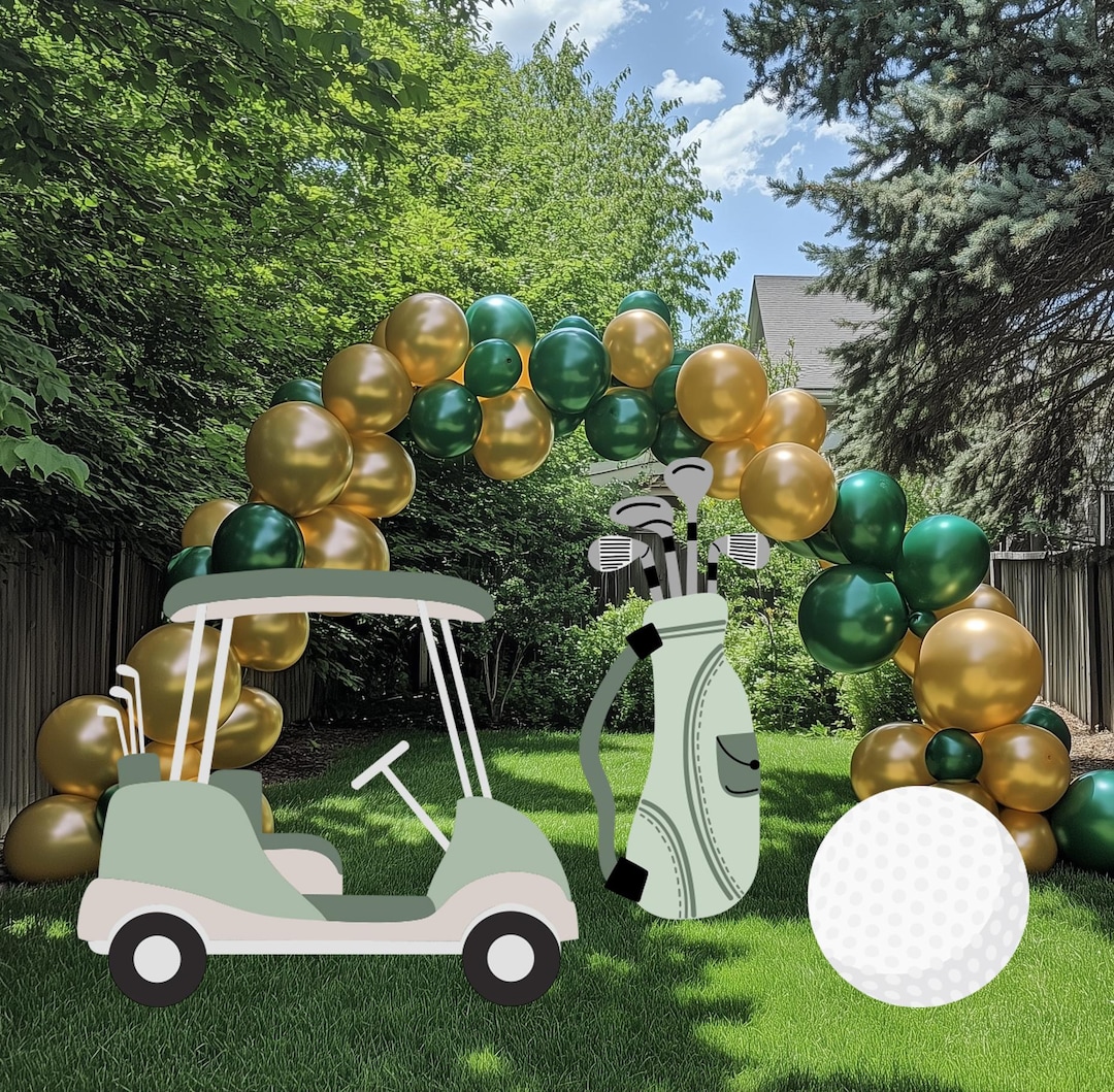 Golf Cutouts, Golf Themed Party Decor, Golf Cart, Girls or Boys Golf ...