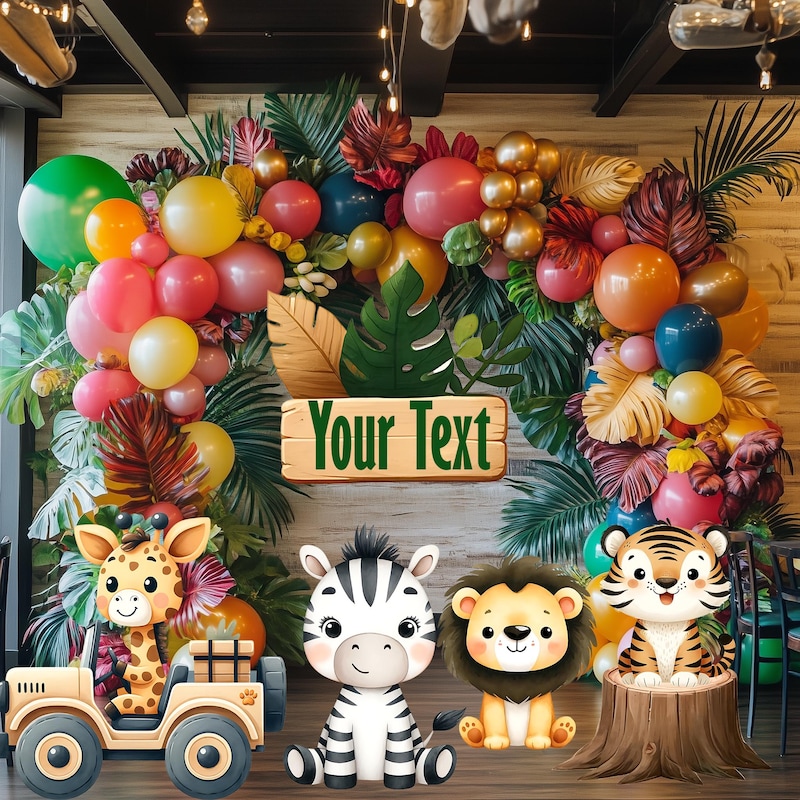 Safari Party Decor - Etsy
