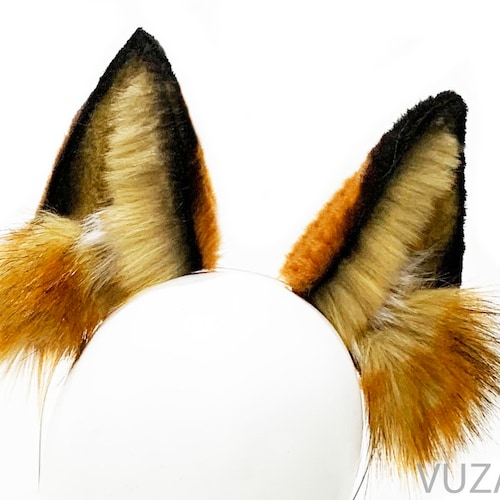 Red Fox Ears Cat Ears Wolf Ears Dog Ears Kitty Ears Kitten - Etsy