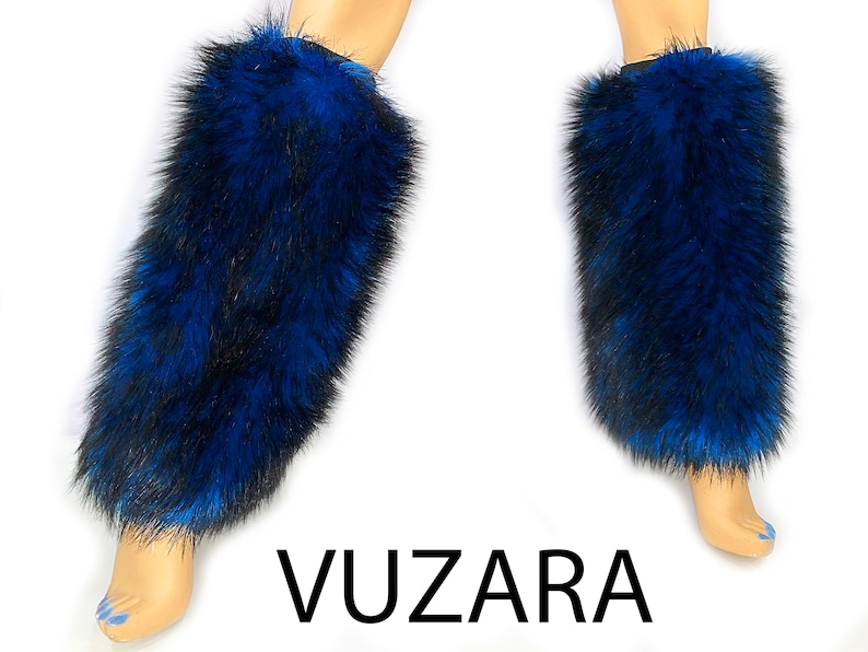 Furry Leg Warmers Boot Covers Fuzzy Leg Warmers Cat Fox Rave - Etsy