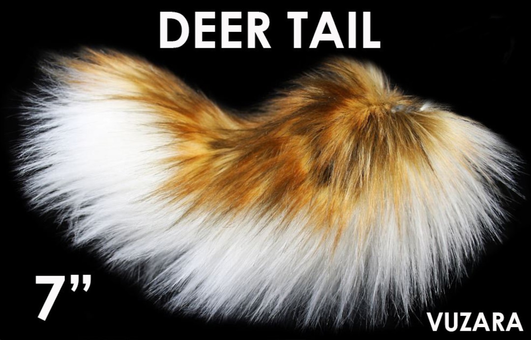 Deer Tail Deer Cosplay Tail Fox Tail Cat Tail Clip on Tail Petplay Tail ...