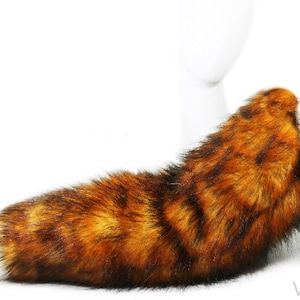 Red Fox Tail TUG TAIL Kitsune Tail Cat Tail Fluffies Kitten Tail ...