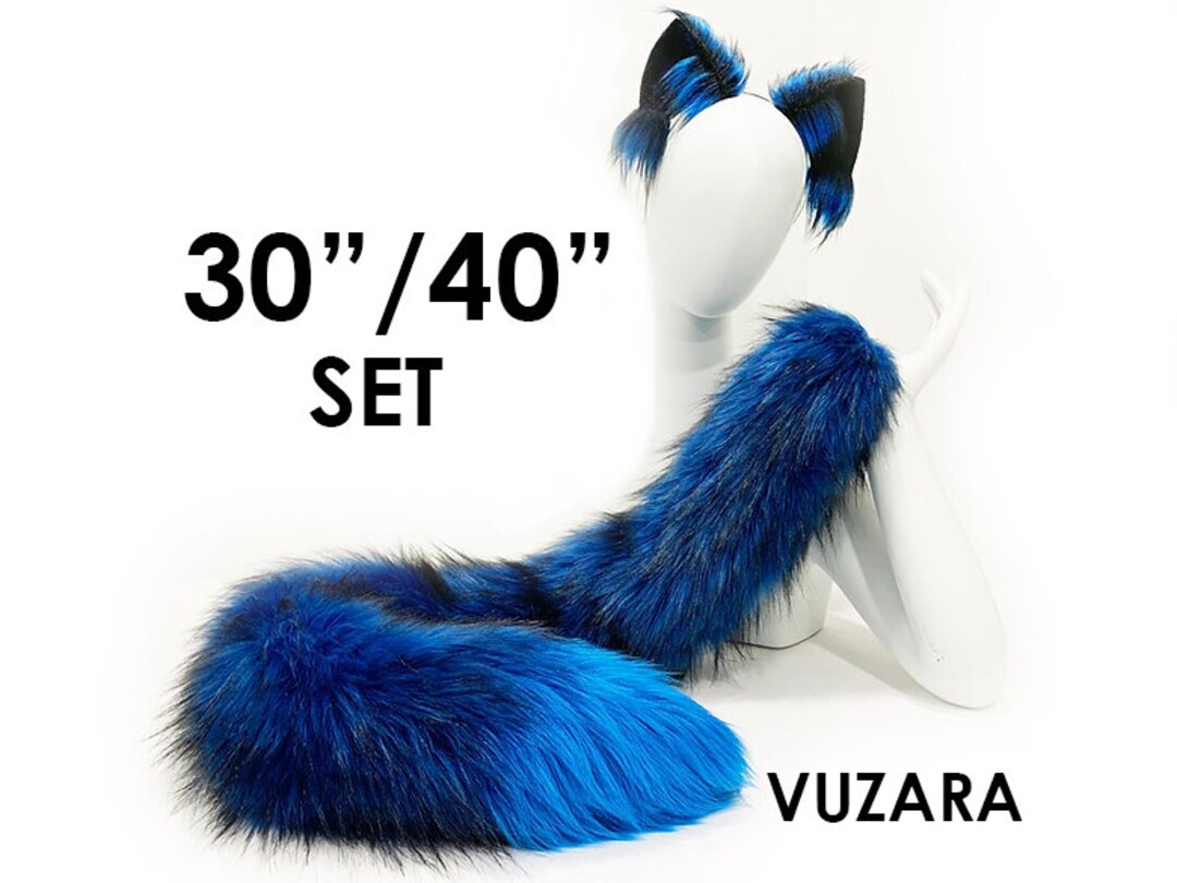 Fox Tail Cat Tail Fox Ears Cat Ears Set Kitten Tail Kitty Tail Cosplay ...