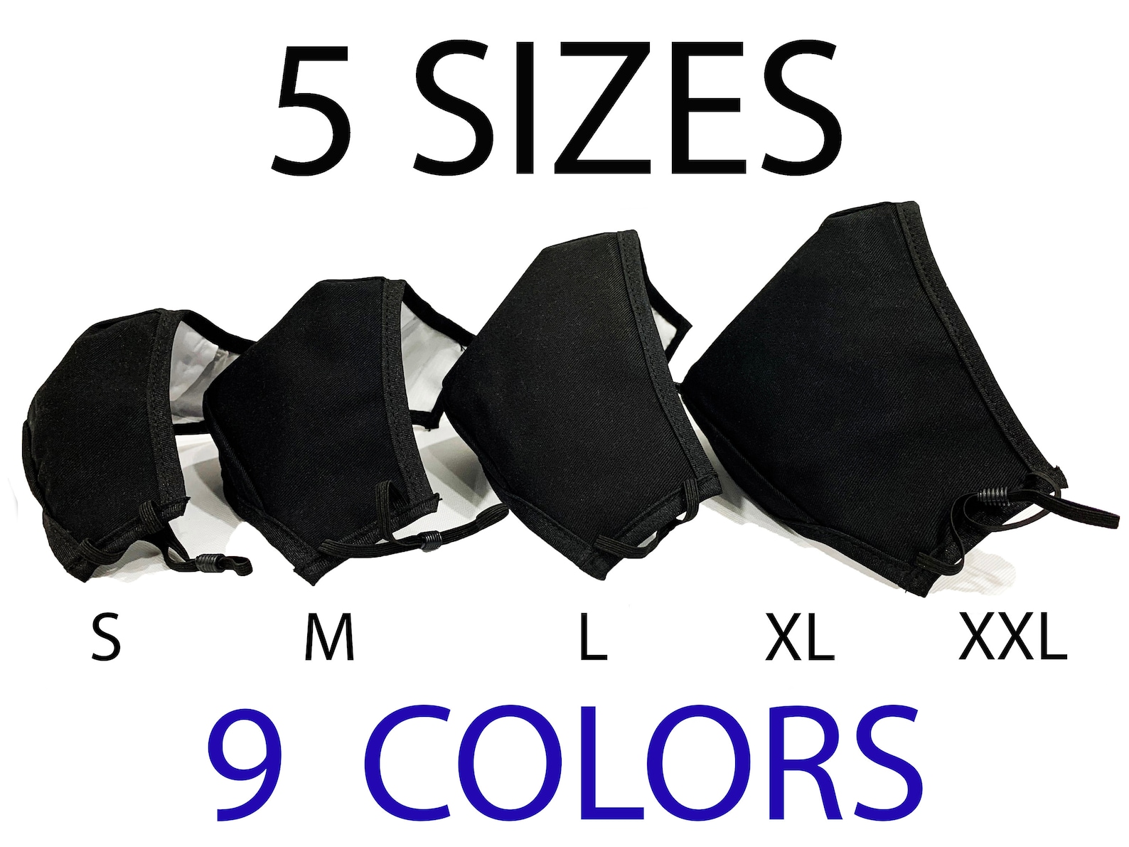 Face Mask With Nose Wire Filter Pocket Washable XL Face Mask - Etsy