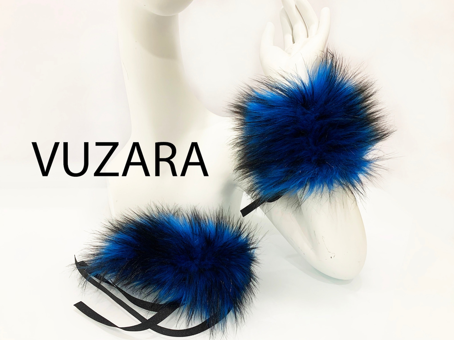 Fuzzy Wrist Cuffs Furry Wrist Cuffs Accessories Kitty Fox Wolf ...