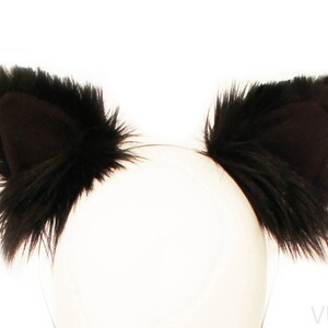 Black Cat Costume Black Cat Tail and Ears Costume Kitty Costume Kitten ...