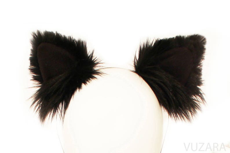 Black Cat Costume Black Cat Tail and Ears Costume Kitty - Etsy