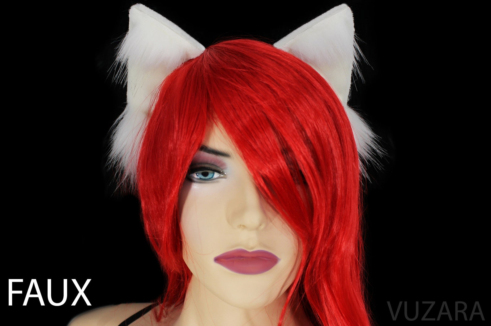 White Cat Ears White Kitty Ears White Kitten Ears Cat Headband - Etsy