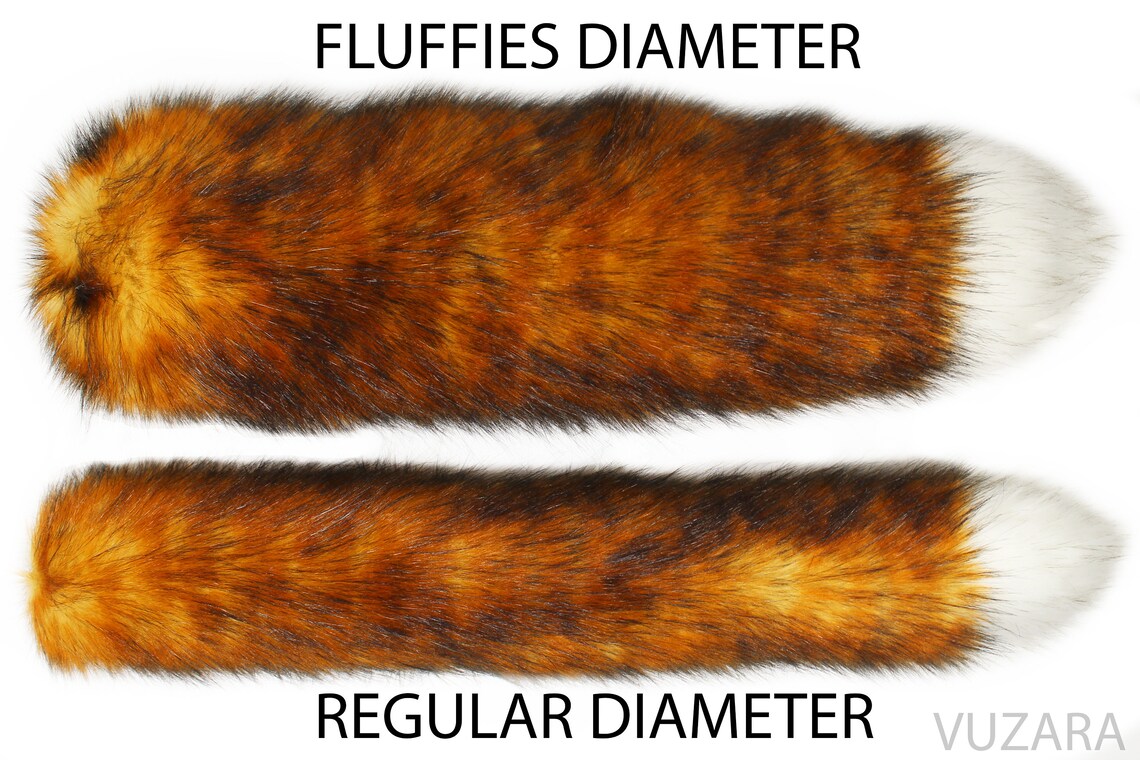 Red Fox Tail Red Fox Ears Fluffies TUG TAIL Red Fox Kitsune - Etsy