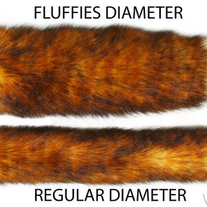 Red Fox Tail Red Fox Ears Fluffies TUG TAIL Red Fox Kitsune Tail Cat ...