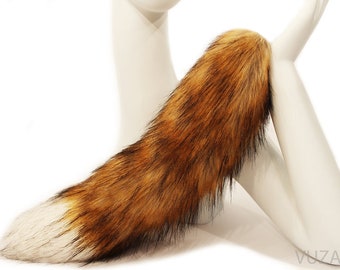 Fantastic Faux Fur Fox Tail, Handmade - Etsy