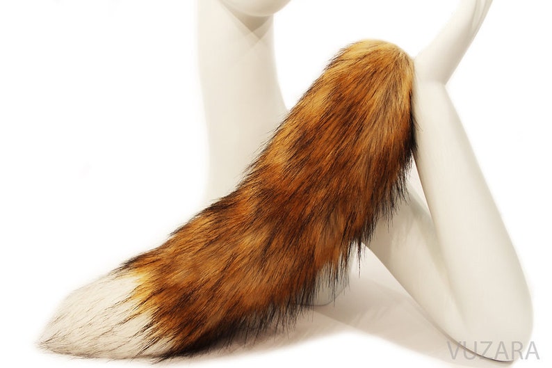 Fox Tail Cosplay Red Fox Faux Kitsune Tail Fox Cat Tail Kitten - Etsy