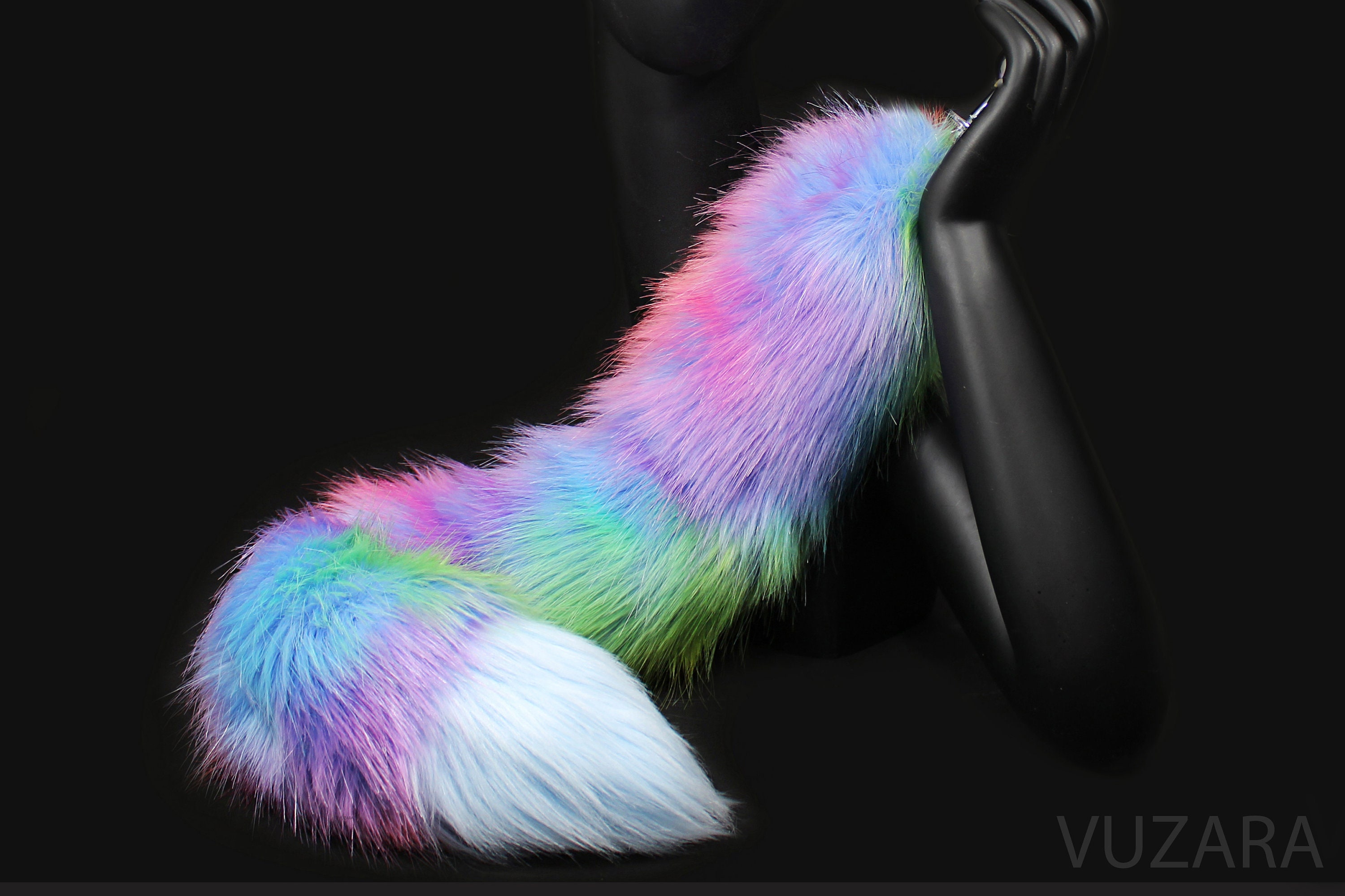 Fox Tail Cosplay Tail Cosplay Ears Galaxy Kitsune Tug Tail Fox Etsy