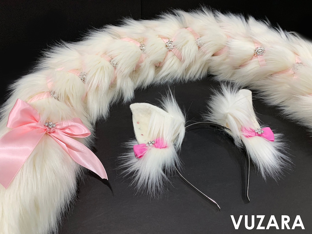 Fox Tail Cat Tail Cosplay Ears Cat Ears Fox Ears Cat Tail Kitten Tail ...