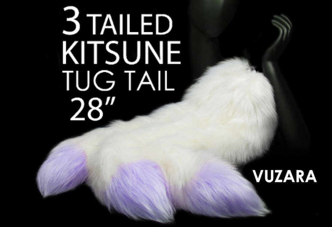 Kitsune Fox Tail 3 Tailed Kitsune Tail Cosplay Fox Tail Kitsune Fox Cat ...