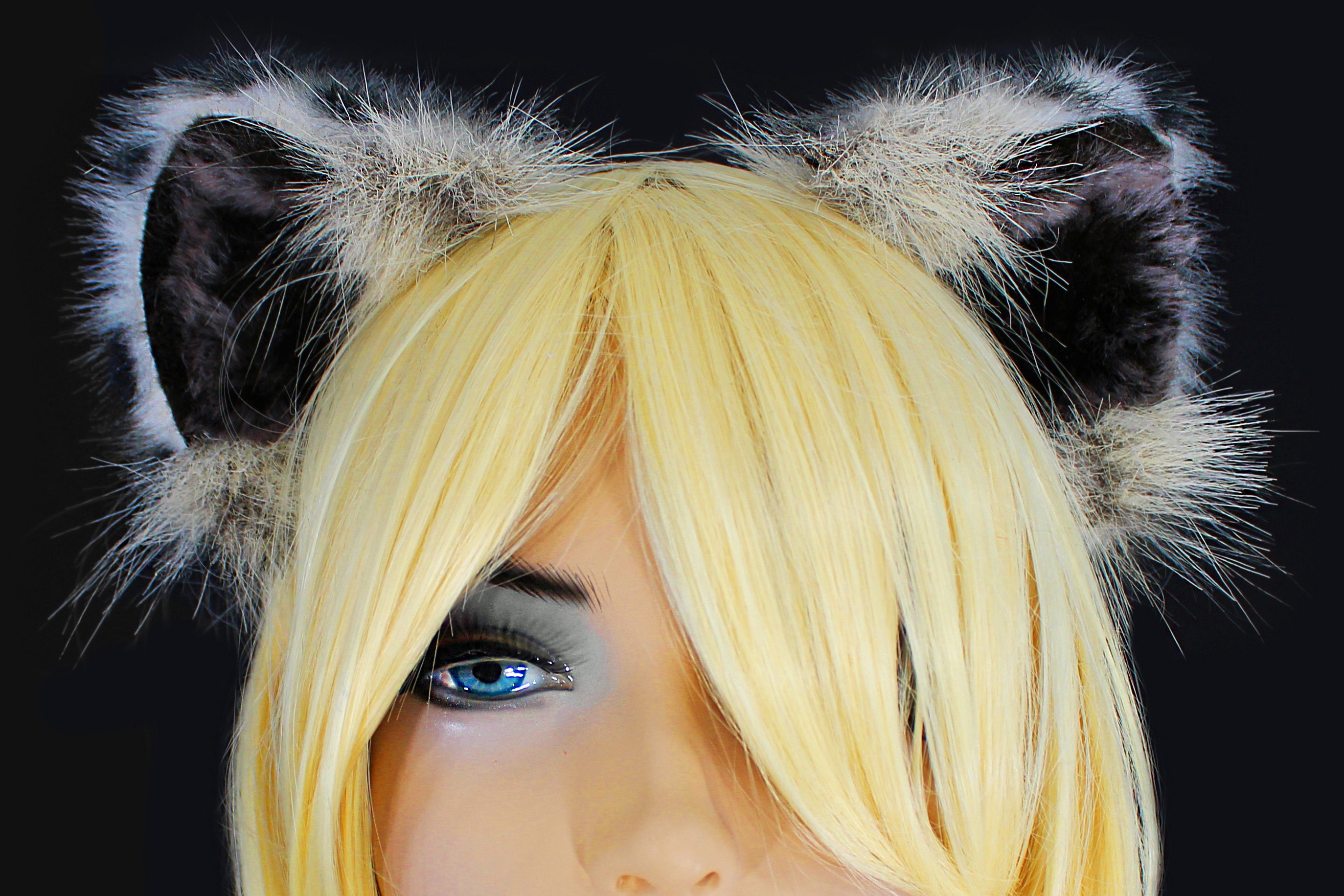 Snow leopard ears snow leopard costume ears snow leopard | Etsy