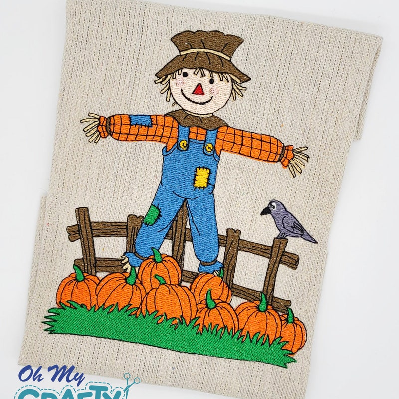 Scarecrow Embroidery - Etsy
