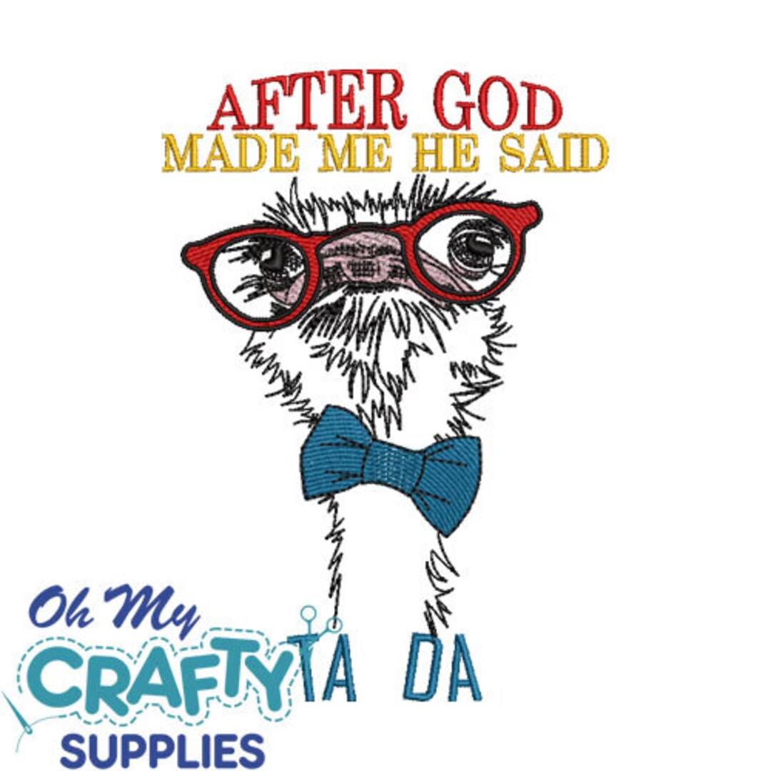 TADA Embroidery Design - Etsy