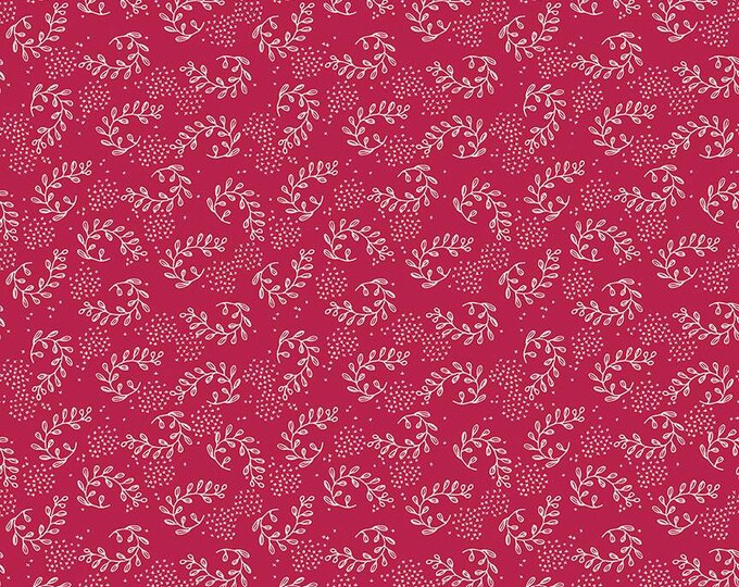 Riley Blake Designs Heirloom Red Sprigs Berry 1/2 Yard - Etsy