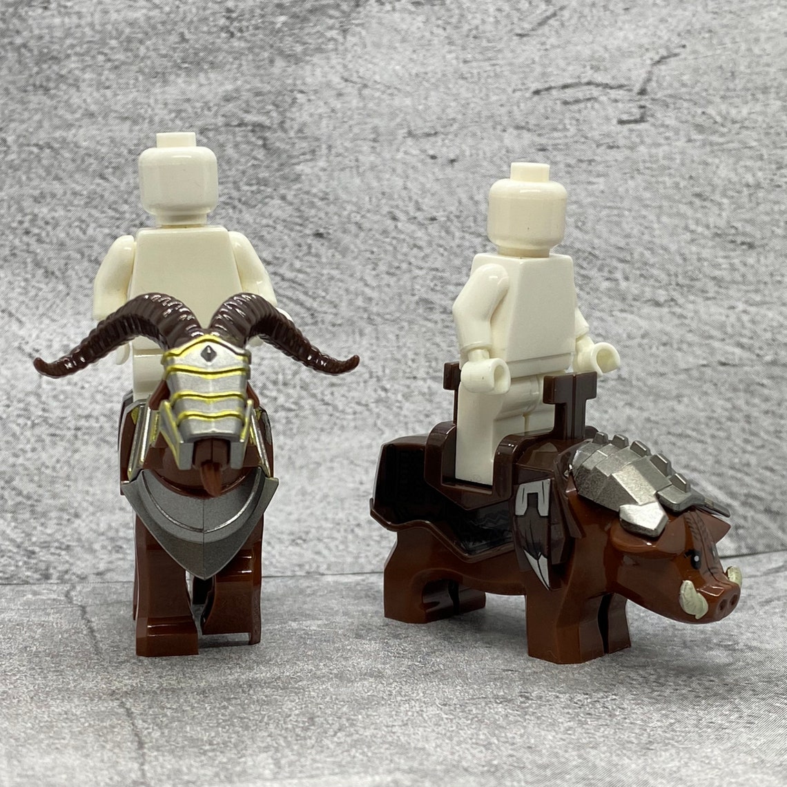 Custom Dwarf Mounts Lotr Lot for Minifigures Cone01 - Etsy