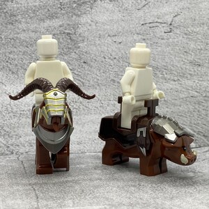 Custom Dwarf Mounts Lotr Lot for Minifigures Cone01 Minifigure NOT ...