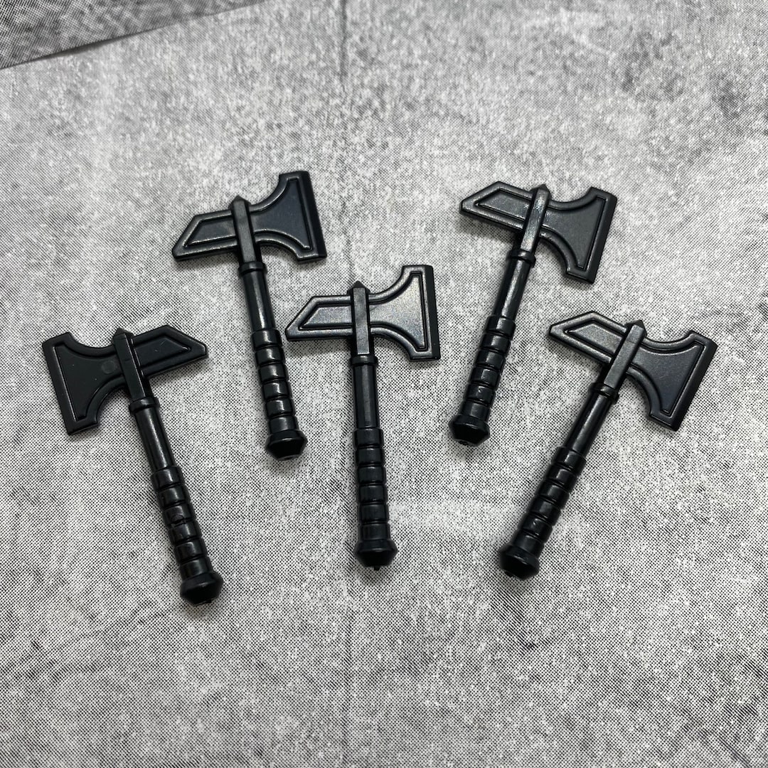 5-pack Custom Dwarf Axe Lotr Lot for Minifigures | C10b516 Dwarf War ...