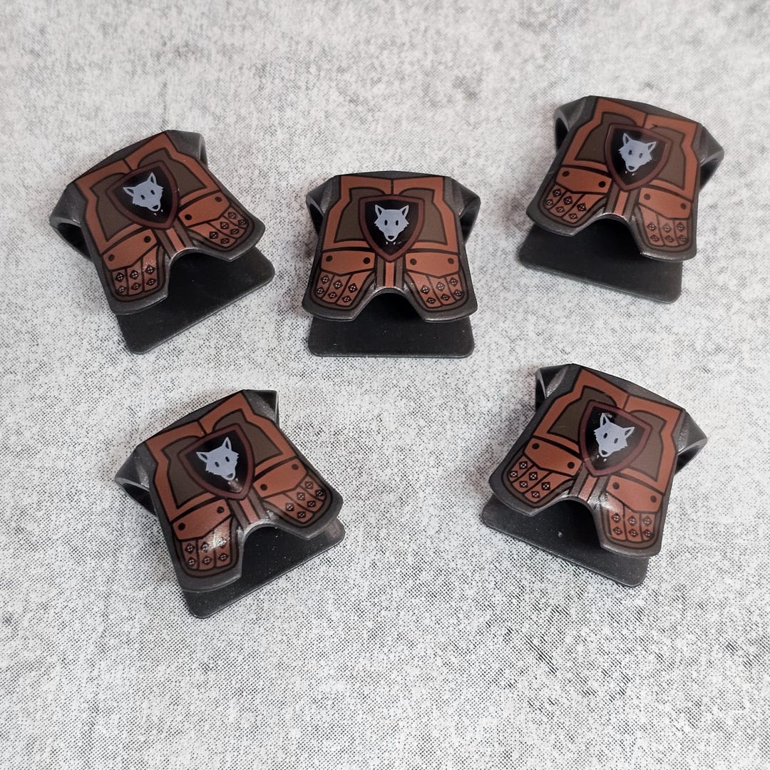 5-pack Custom Wolf Armor Lot for Minifigures | A11wa22 Knight ...