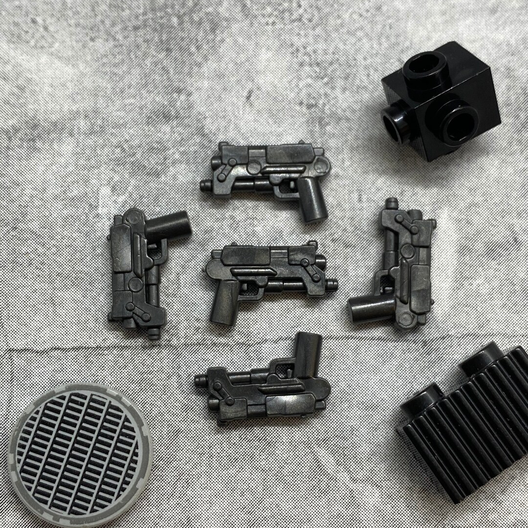 5-pack Custom Tek Pistol Blaster Lot for Minifigures | A11680 Blaster ...