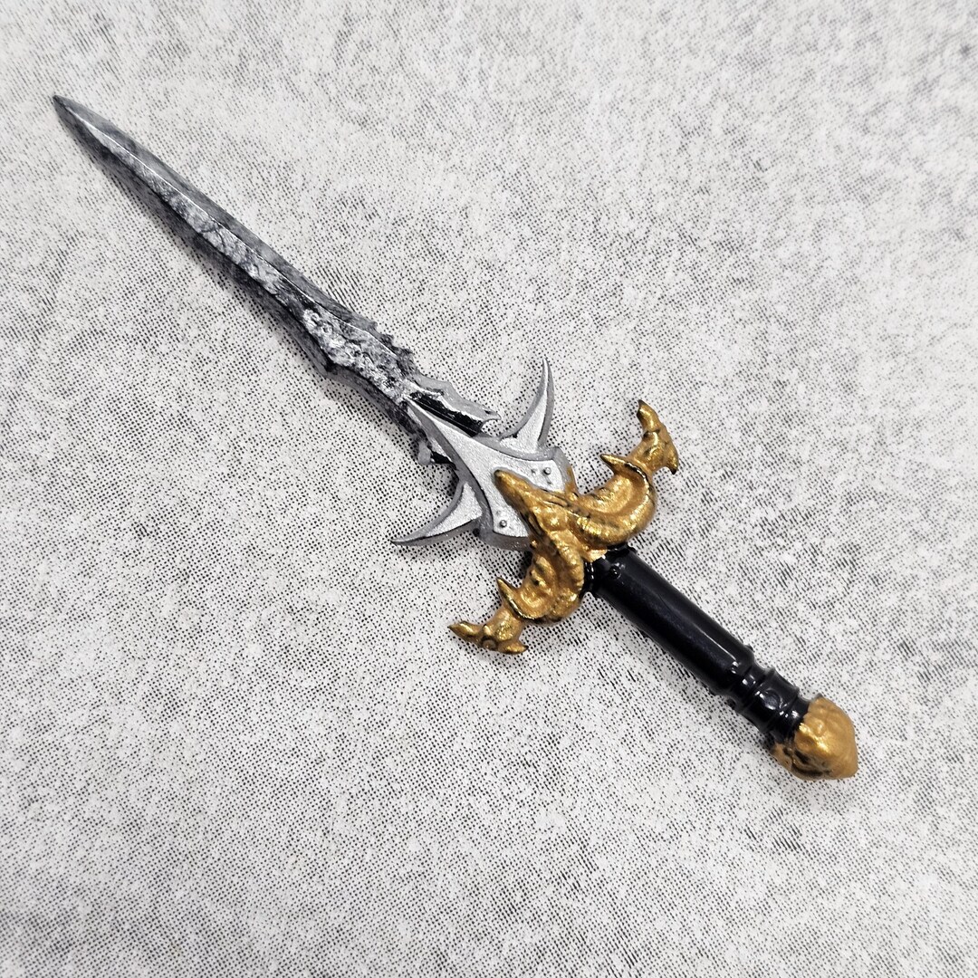 Custom Weathered Frostmourne Sword for Minifigures Dra0fm Death Knight ...