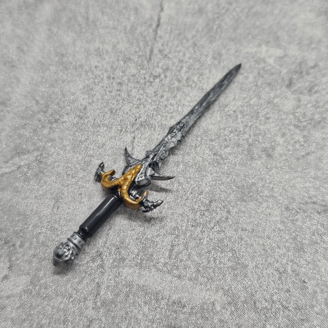 Custom Weathered Frostmourne Sword for Minifigures Dra0fm Death Knight ...