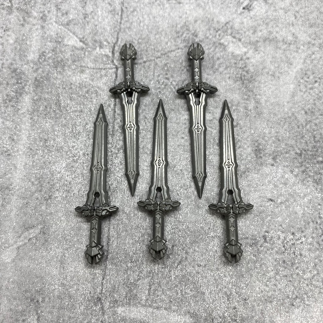 5-pack Thorin Dwarf Sword Gray Lot for Minifigures | B10b229 ...