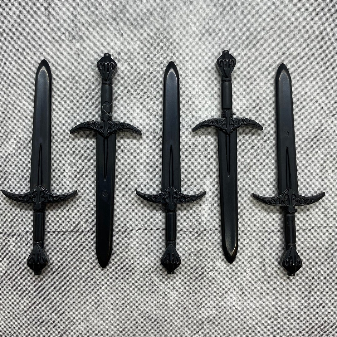 5-pack Custom Broad Sword Black Lot for Minifigures | C46956 ...
