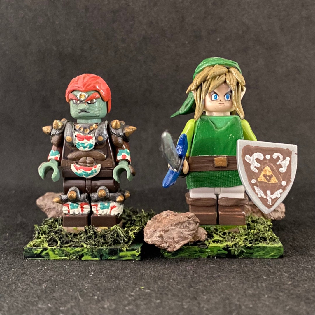 Handcrafted MOC Set Elf Hero & Troll Villain Sculpted Custom ...