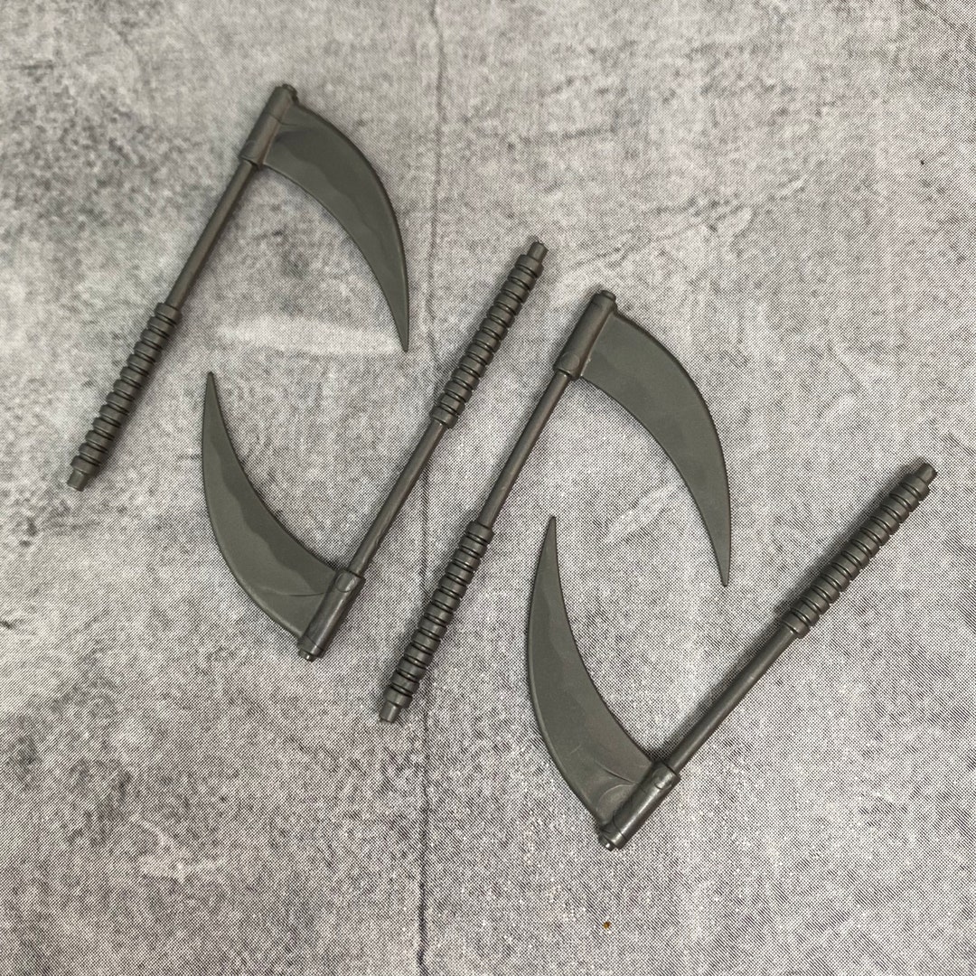 4-pack Reaper Scythe Gray Lot for Minifigures | C3b380 | Minifigure NOT ...