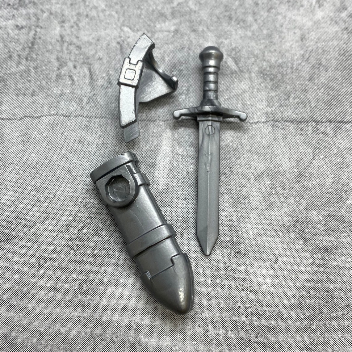 5-pack Custom Sword & Sheath Gray Lot for Lego Minifigures | C46955 ...