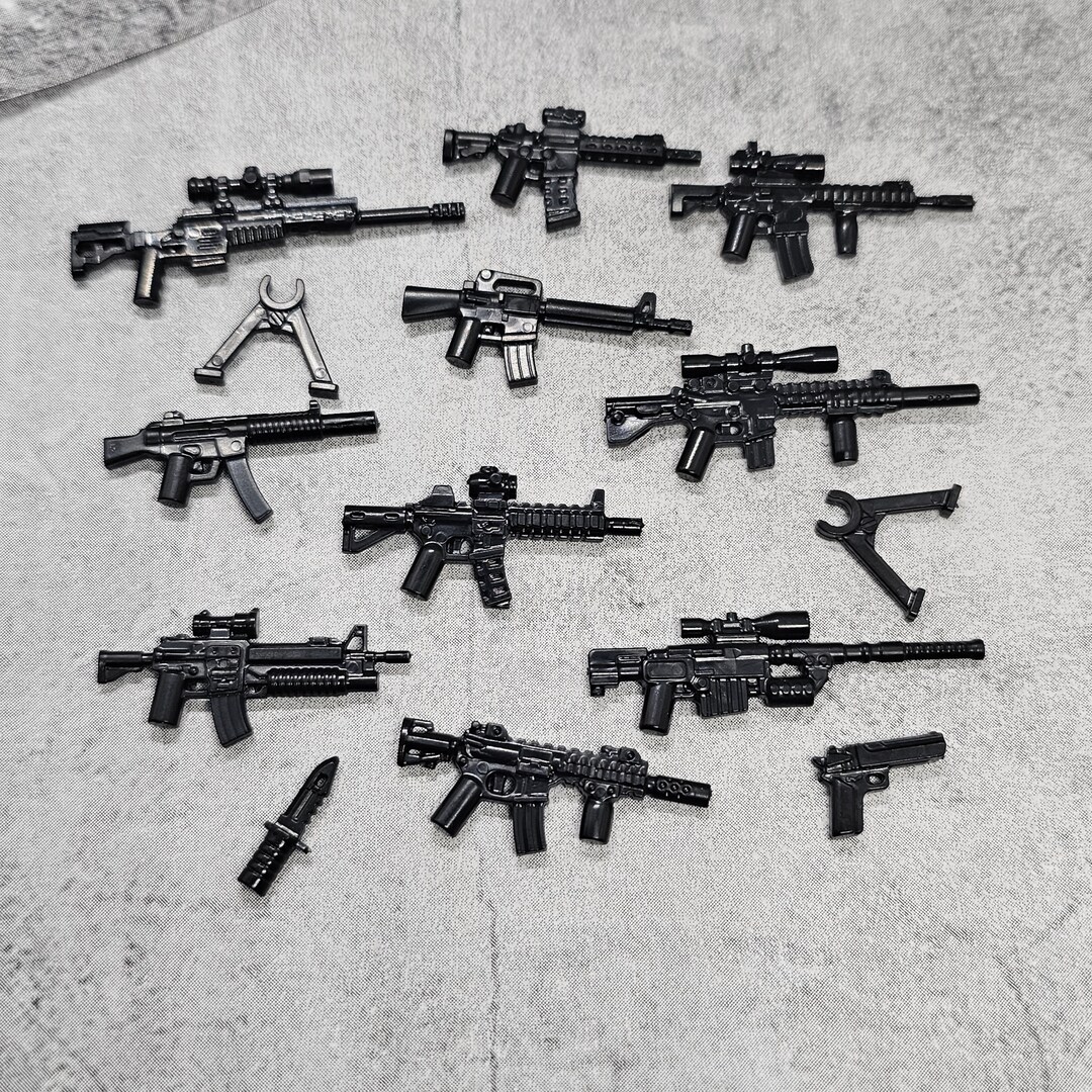 Custom Modern Weapons Multi-pack 10pcs for Lego Minifigures Wdb02 ...