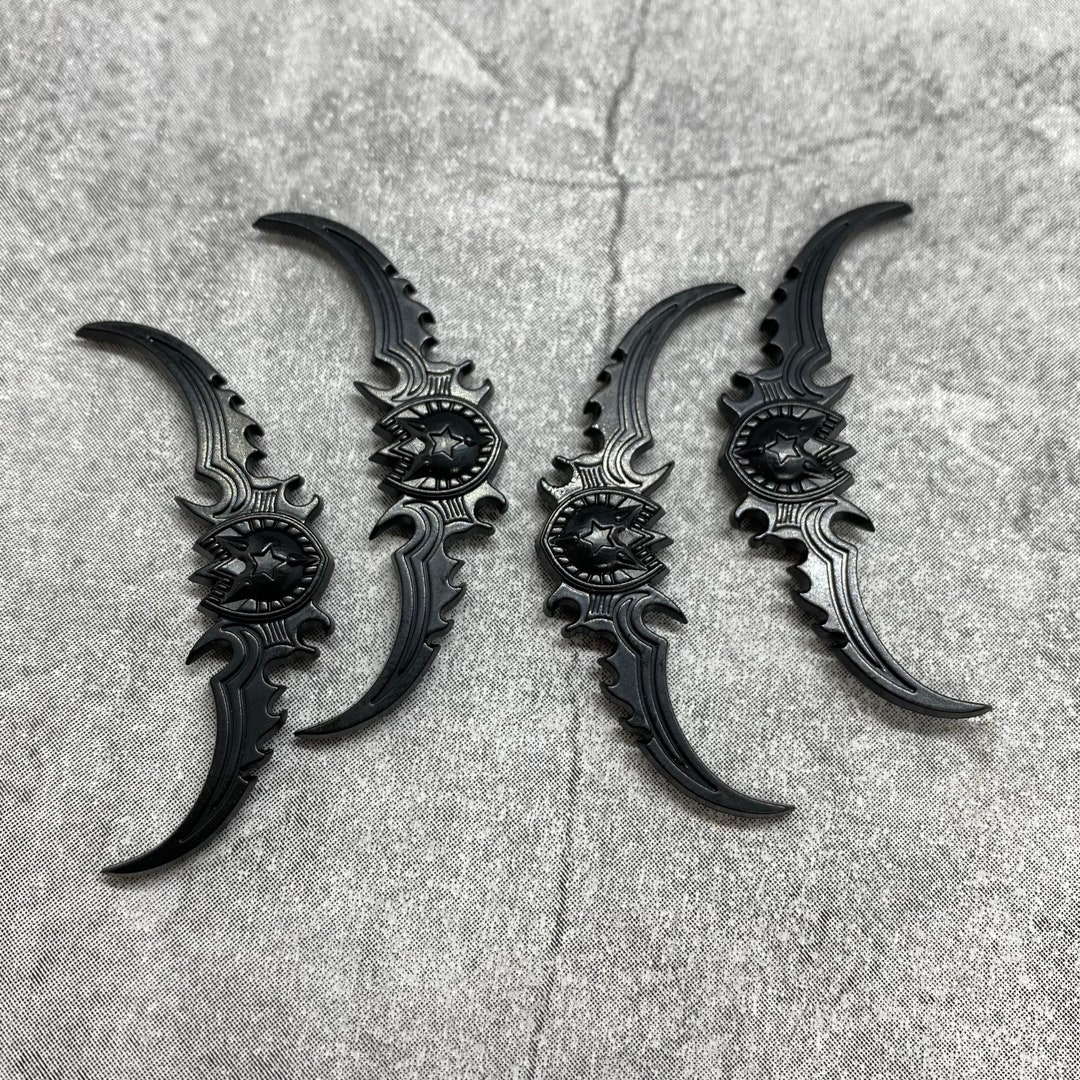 Custom Twin Blades of Azinoth Illidan Glaive for Minifigures | A6F015 ...