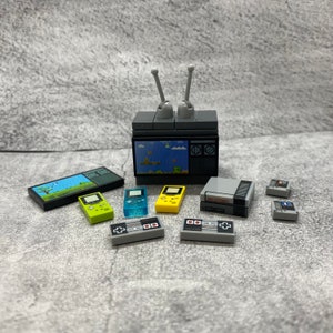 Custom Blocks Video Game Console Set for Minifigures | Cond03 ...