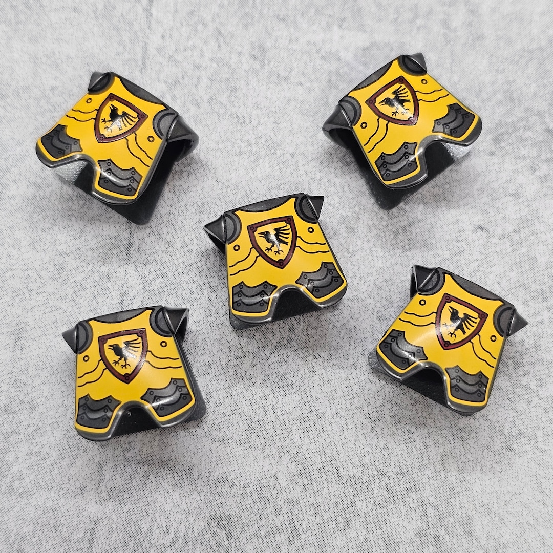 5-pack Custom Crow Armor Lot for Minifigures | Gt3ca12 Knight ...