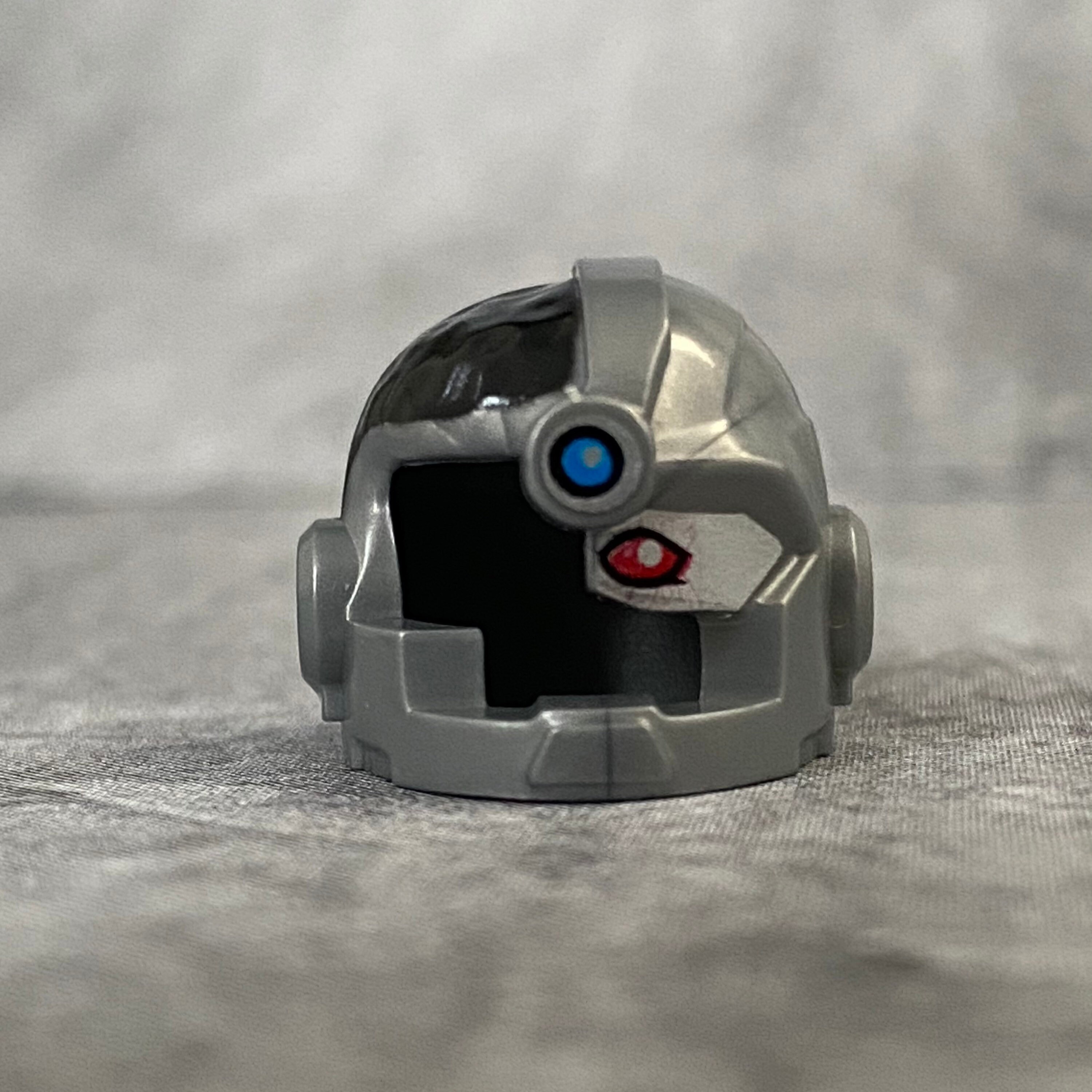 Custom Cyborg Helmet for Minifigures Wdc01 Minifigure NOT - Etsy