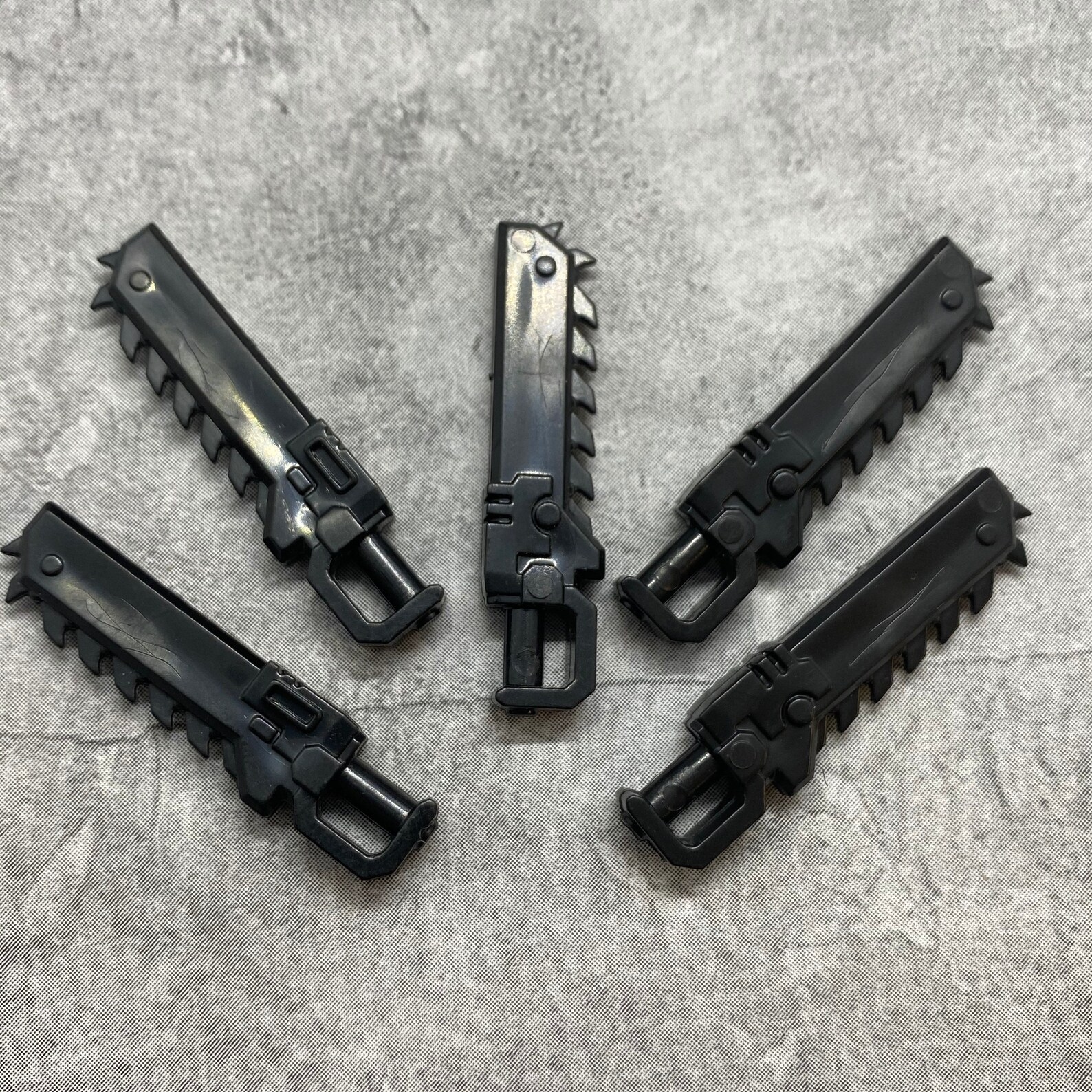 5-pack Custom Sci-fi Serrated Sword Lot for Minifigures | A12313 Saber ...
