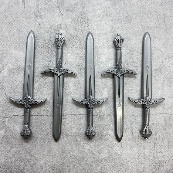 5-pack Custom Broad Sword Gray lot for Minifigures C80954 | Etsy